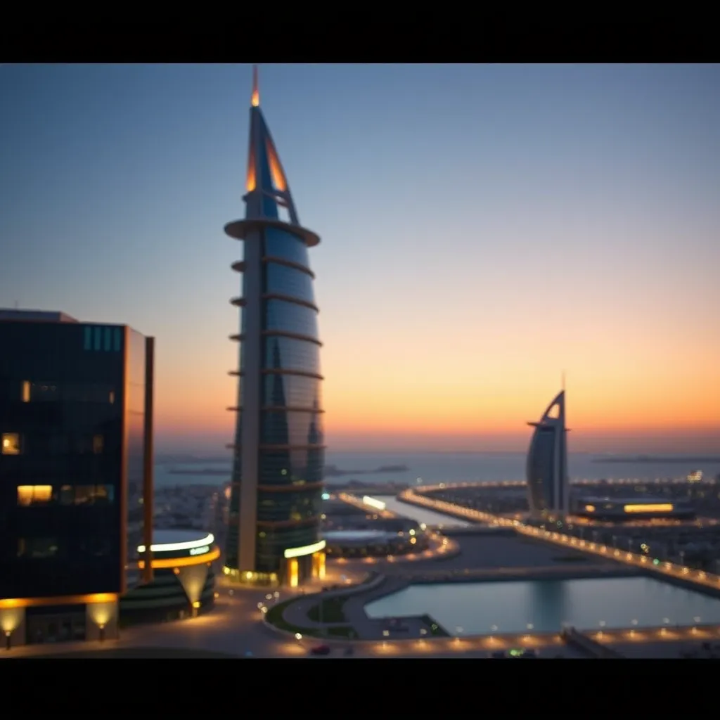 Exploring Al Safa Tower and Emirates Metro Station
