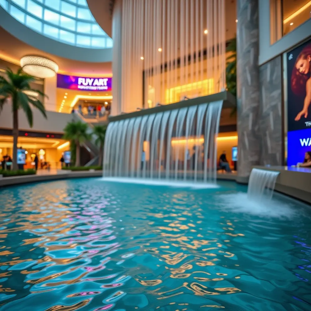 Discovering Dubai Mall's Iconic Waterfall Experience