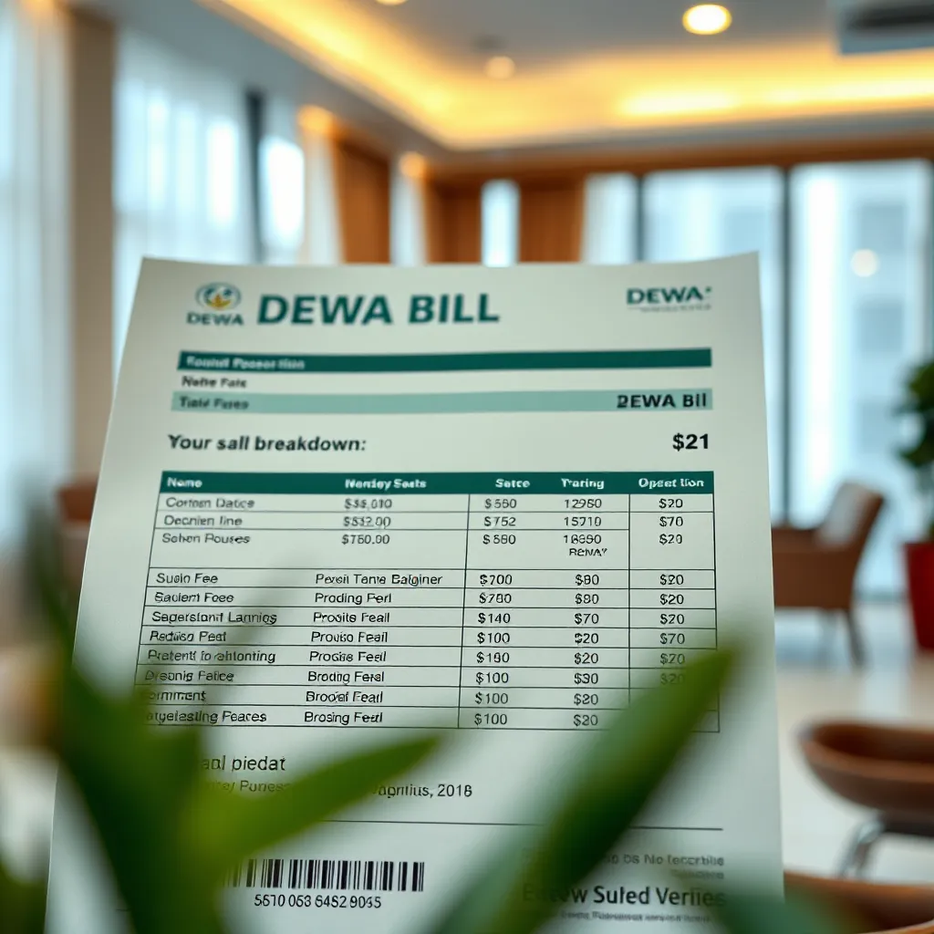 Understanding the Housing Fee on Your DEWA Bill